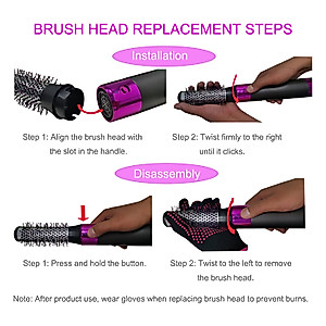 Blow Dryer Brush Swift Styler,Hair Dryer Brush Set 5 in 1,Hair Dryer Brush Blow Dryer Brush in one, Iron Brush Blow Dryer， Blow Dryer with Comb，hot Comb, Round Brush for Blow Drying,Hot Air Brush