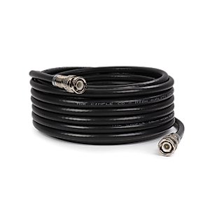 THE CIMPLE CO - BNC Cable, 100 FT, RG6 HD-SDI and SDI, with Two Male BNC Connections, 75 Ohm, Professional Grade, Low Loss, 30 Meter, Black