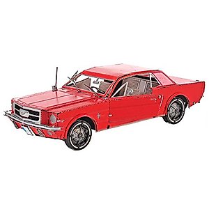 Fascinations Metal Earth 1965 Ford Mustang Red 3D Metal Model Kit