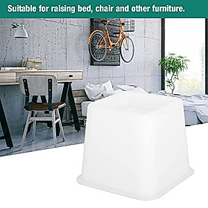 Bunion Toe Separator,Chair Riser, 4pcs Bed Chair Riser Furniture Sofa Lifter Heighten Raising Tool Set(White)