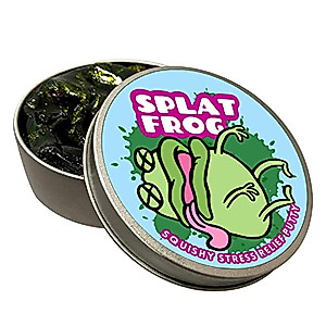 Splat Frog Putty Prank Gift - Funny Stress Toy for Boys and Girls - Chameleon Green Therapy Dough Stocking Stuffers, Easter Basket Fillers