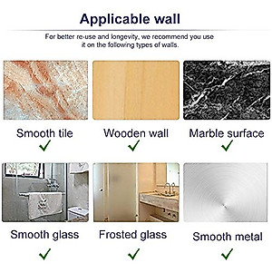 MCOMCE Broom Holder, Sturdy Broom Holder Wall Mount, Broom Gripper Holds Self Adhesive No Drilling Super Anti-Slip, Broom and Dustpan Hanger for Home, Kitchen, Garden, Garage Storage Systems, 4 PCS