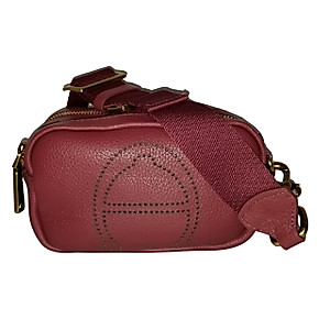 Etienne Aigner Stella Mini Leather Camera Crossbody - Antic Cordovan