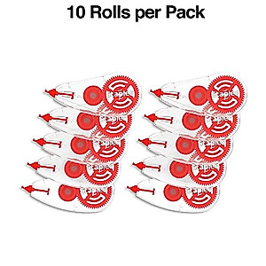 STAPLES 24323552 Topwinder Correction Tape, 10/Pack