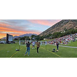 Sandy Pickle | Portable Beach & Grass Pickleball Set | Takes Pickleball Off The Hardcourt Puts IT ON The Beach, in The Park, & ON Your OWN Grass!