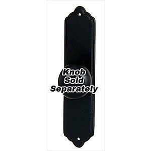 Alno A1226-4-MB Traditional Escutcheons, Matte Black