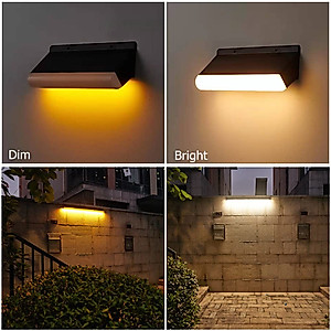 GSYFDZSWZX Fengyan Landscape Lights 2pcs/lot LED Outdoors Solar Light with Remote Control Double Light Effect Solar Lamp for Garden Home Solar LED Wall Lamp LED Street Lamp (Color : Black)