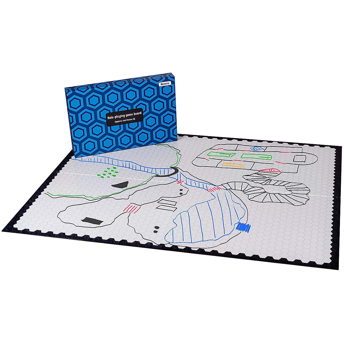 Hexers XL Role-Playing Game Board and Hexers Game Master Screen