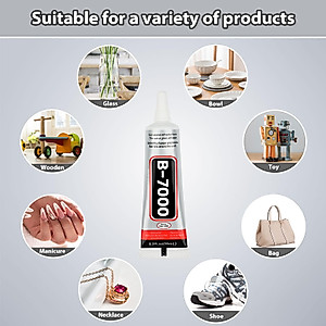 Jewelry Glue for Metal and Stone: 2PCS 10ML 0.3fl.oz Bead Glue for Jewelry Making Jewelry Glue for Stones Super Adhesive Rhinestones Metal Crafts Diamond Nail Fabric Repair