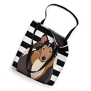 Rough Collie Dog Lover Gift Tote Bag