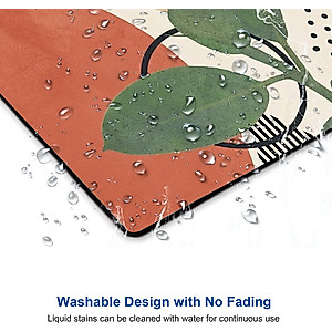 Armanza Modern Abstract Mouse Mat Square Waterproof Non-Slip Rubber Base MousePads for Office Laptop, 9.5"x7.9"x0.12" Inch