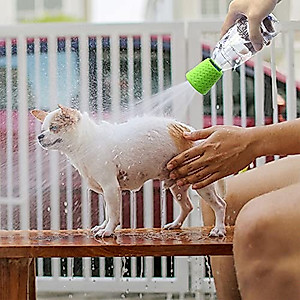 4 Pieces Portable Dog Shower Head Outdoor Camping Mud Dog Shower Sprayer Head Attachment Water Bottle Shower Bathing Gear Pet Grooming Tool