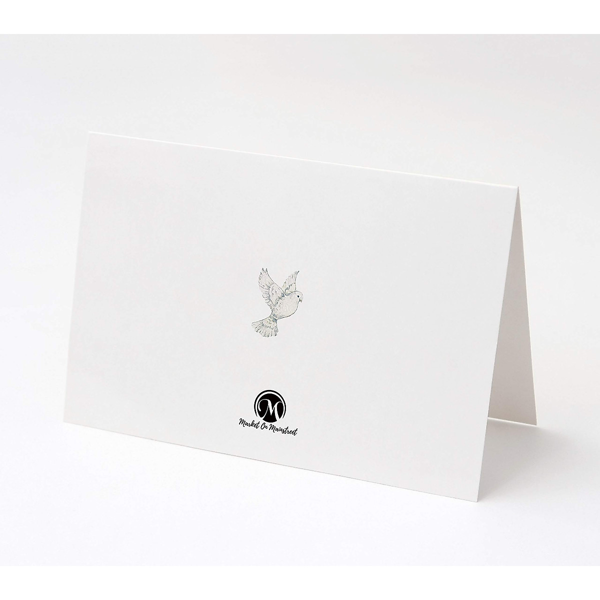 M Market On Mainstreet Watercolor Sympathy and Funeral Thank You Cards with Message Inside, 25 Cards with Envelopes, Made In The USA