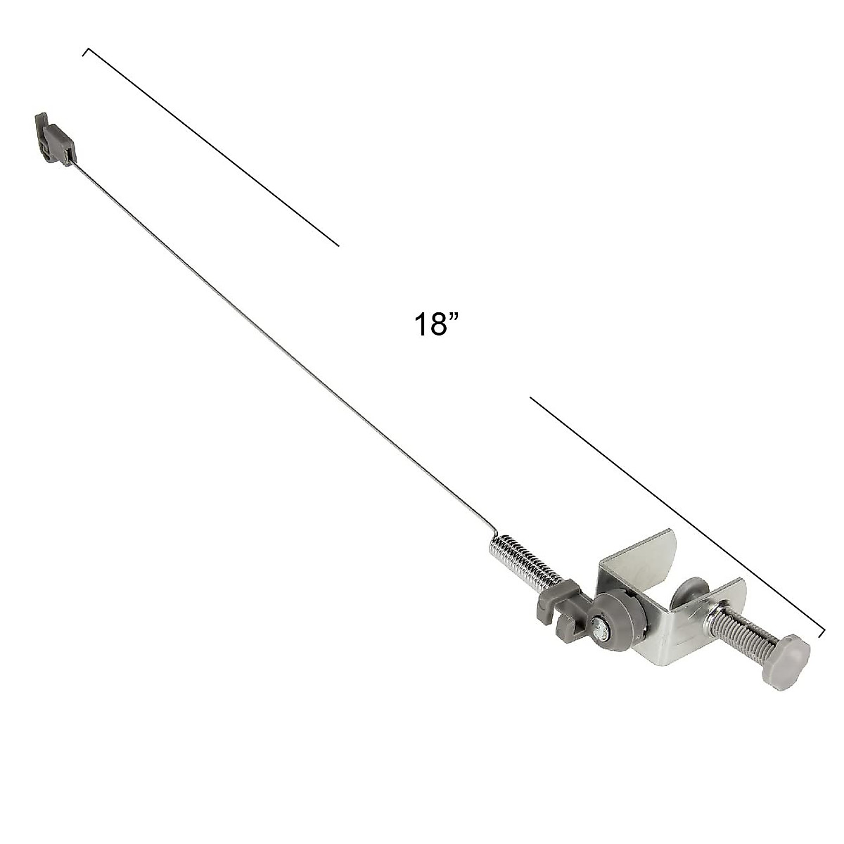 Household Essentials Flexible Iron Cord Minder, 18" High, Silver