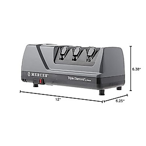 Mercer Culinary Triple Diamond 3 Stage Electric Knife Sharpener