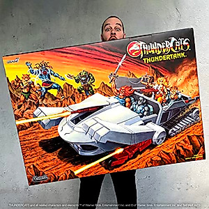 Super7 ULTIMATES! Thundercats ThunderTank - 27" Thundercats Action Figure Vehicle Classic Cartoon Collectibles and Retro Toys
