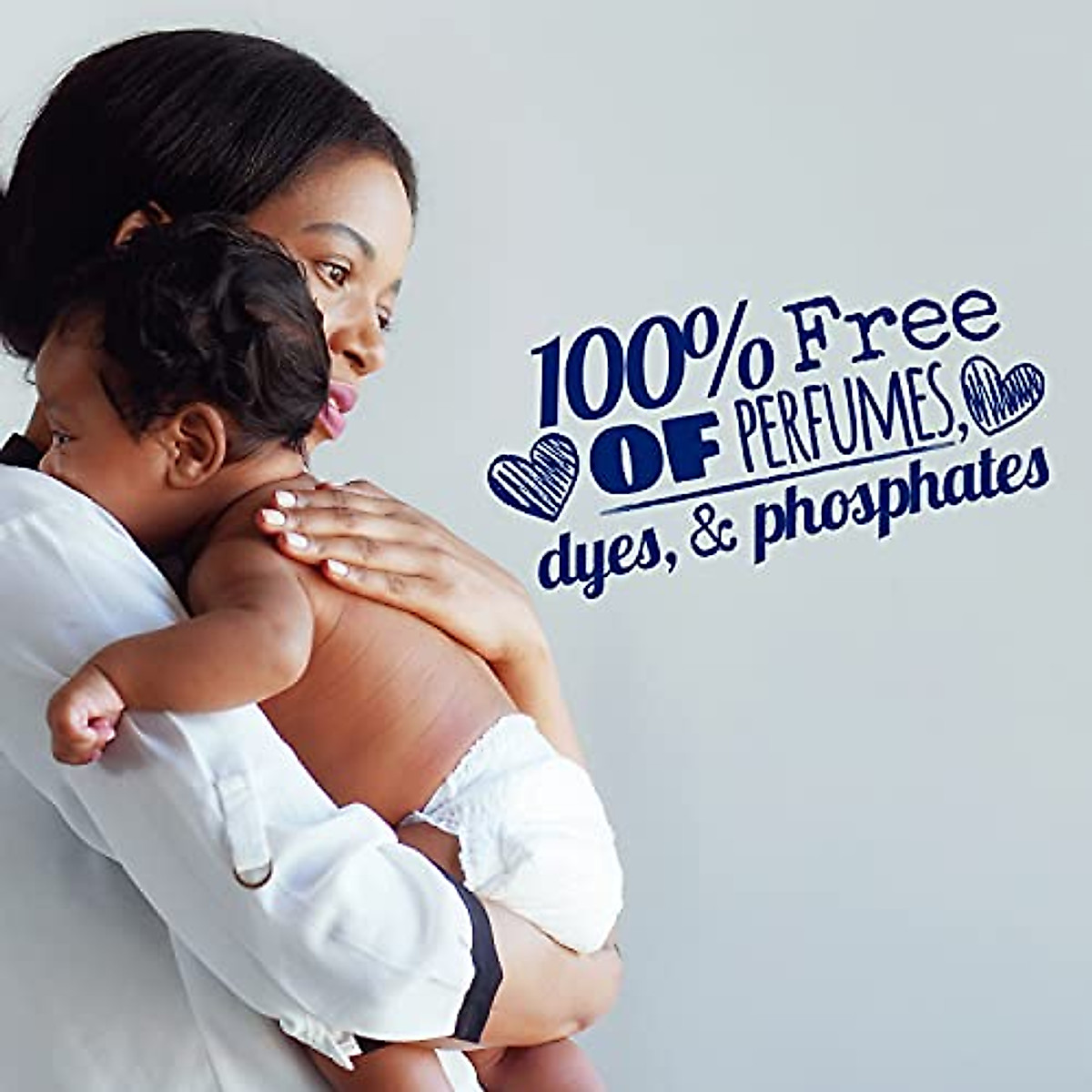 All Mighty Pacs Laundry Detergent, Free Clear Odor Relief, Tub, 56 Count (Pack of 2), 112 Total Loads