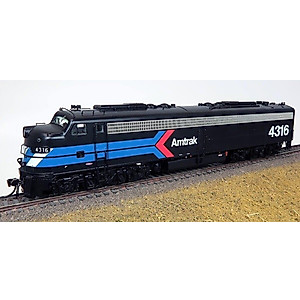 Rapido HO EMD E8A (DC/DCC/Sound): Amtrak - Early Black Scheme: #4316