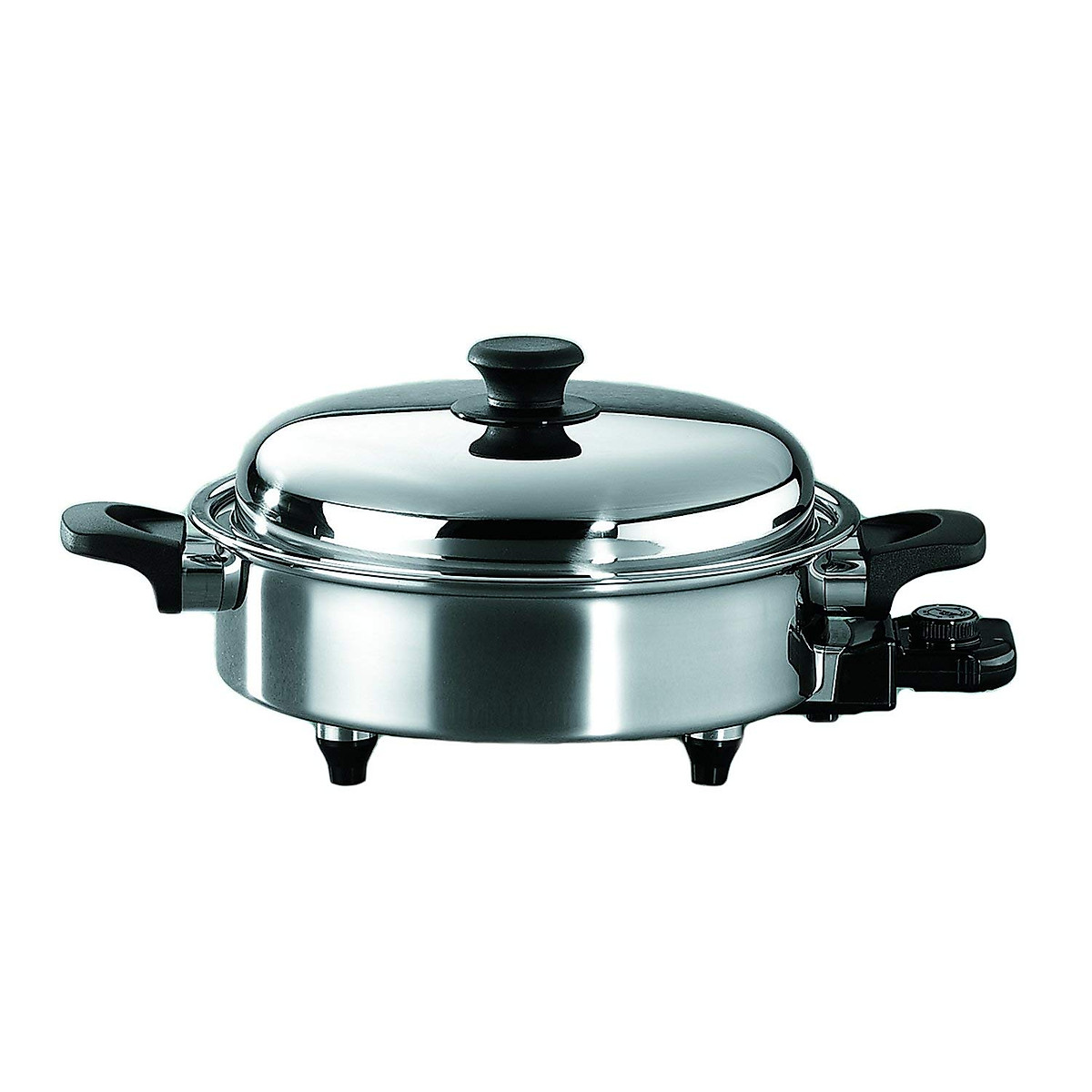 Hammer Stahl Stainless Steel 11 Inch Oil Core Electric Skillet