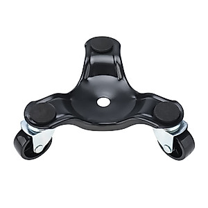 Patioer 12 Pack Steel Tri-Dolly Set, 3 Wheel Mover's Dolly for Moving Furniture, Appliance, Furniture Dolly Mover, 6 Inch