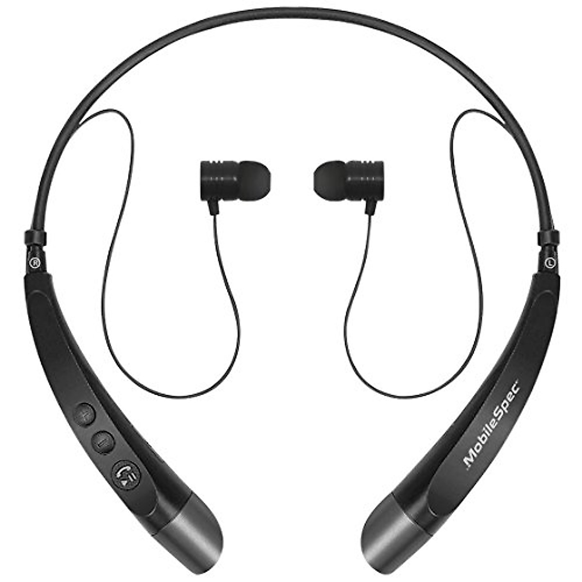MobileSpec MBS11181 Stereo Bluetooth(R) Wireless Headphones - Black