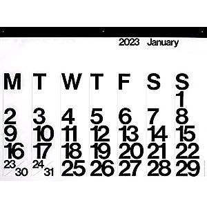 Stendig 2022 Wall, Office & Home Calendar, Authentic Original Design of Massimo Vignelli