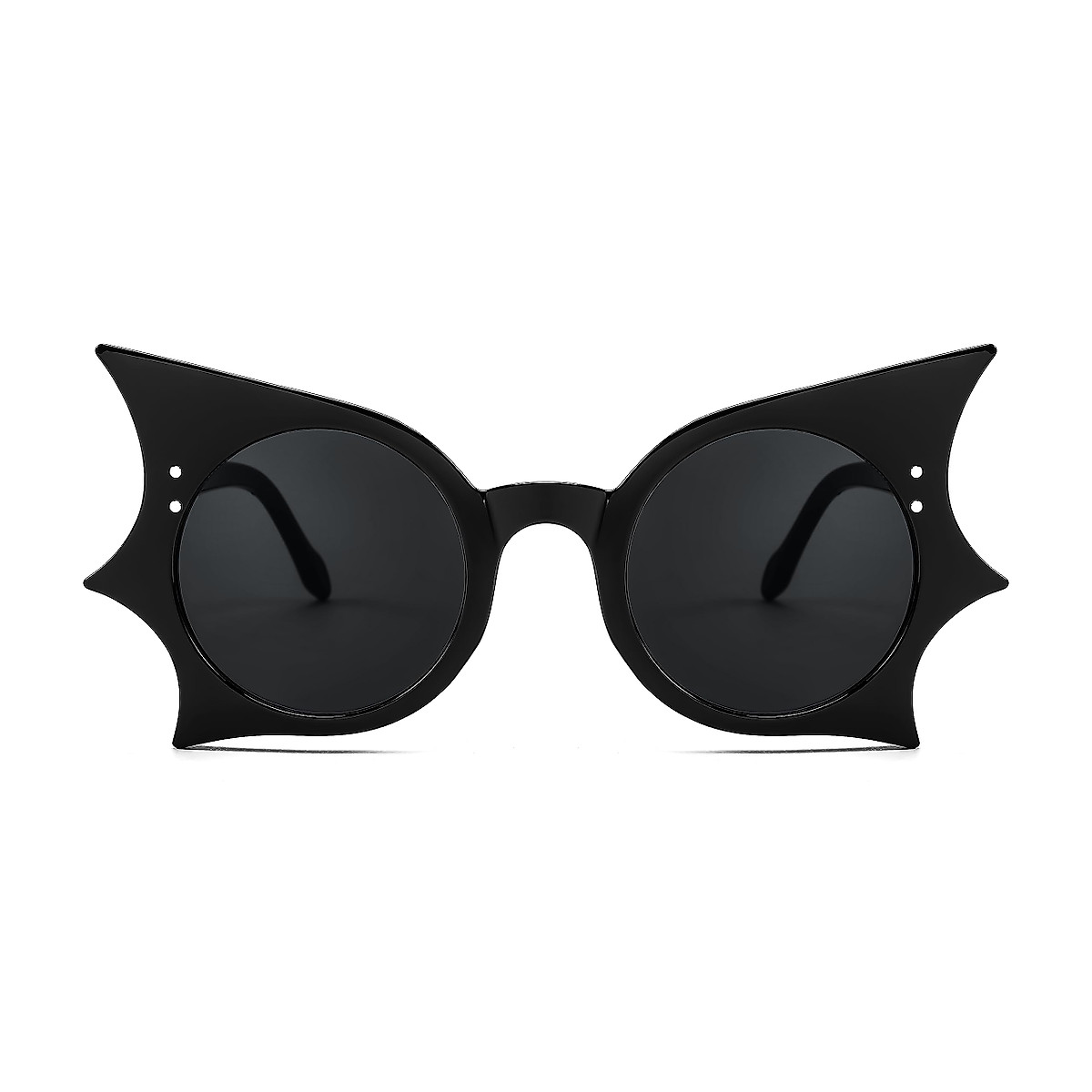 FEISEDY Women Men Funny Sunglasses, Butterfly Shaped Bat Shades for Halloween and Party B4142