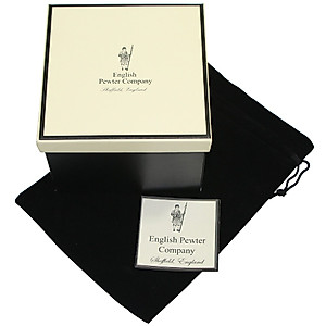 English Pewter Company 11oz Old Fashioned Whisky Rocks Glass In Stunning Rose Pewter Copper Finish [RP01]