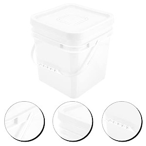 Zerodeko Cereal Container Laundry Container Washing Powder Bucket Laundry Powder Pods Storage Bin Box Fabric Softener Dispenser for Liquid Shampoo Laundry Room Rice Container