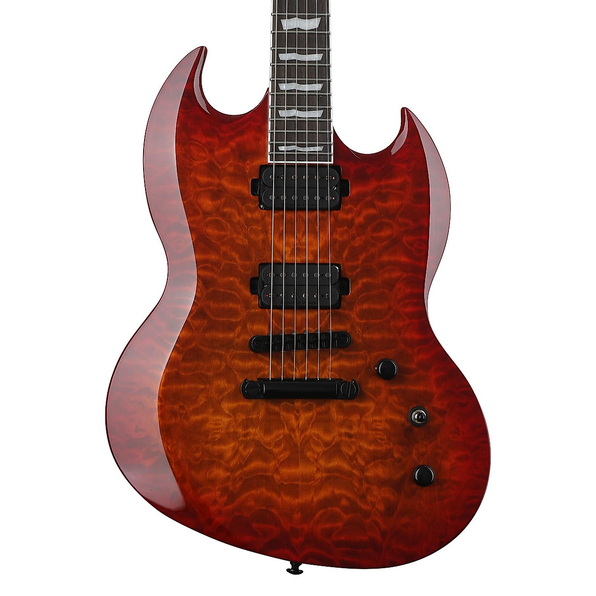ESP LTD Viper-1000 QM - Tiger Eye Sunburst
