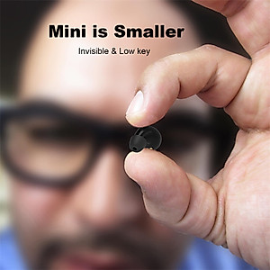Small Mini Invisible Earbuds for Work Wireless Bluetooth Tiny Low Profile Micro Smallest Discreet Earbuds Hidden for Work Small Ear Buds Tiny Mini Invisible Headphones Discreet Hidden Headphones