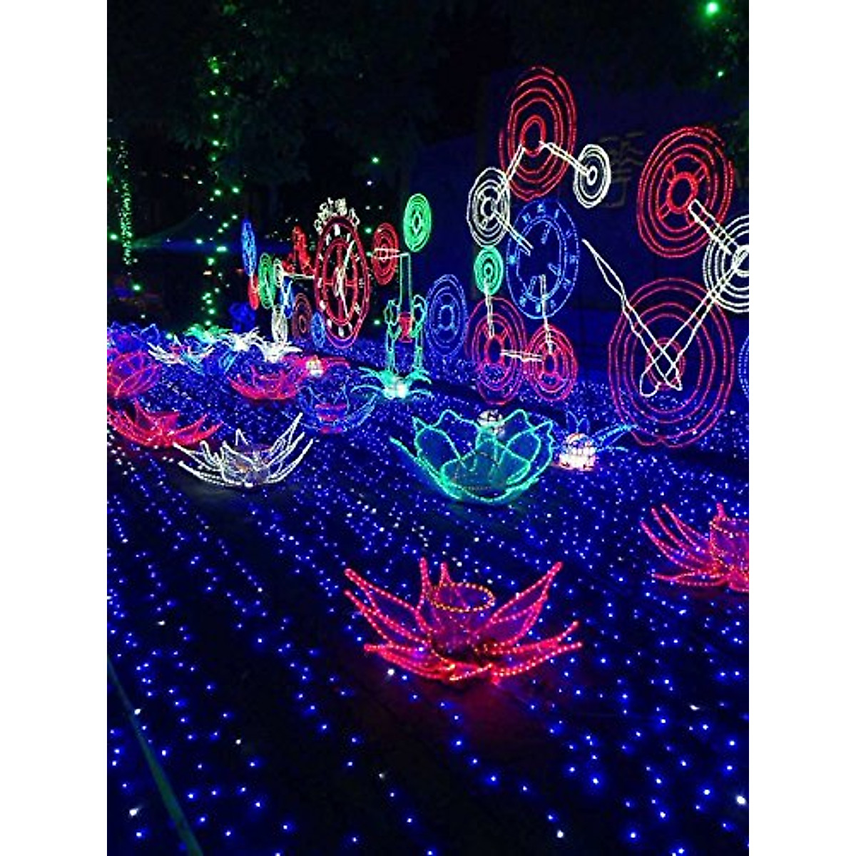 ECOLINEAR Solar String Lights 30 LEDs Outdoor Solar Powered LED String Lights Waterproof Copper Wire Lights for Christmas Garden (Four Colors)