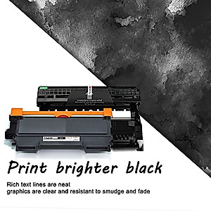 TN-420 Toner Cartridge & DR420 Drum Unit Compatible TN420 DR420 Replacement for Brother DR420 TN-420 for Brother DCP-7065D MFC-7240 MFC-7360N MFC-7460DN Printer Toner.(1 Toner, 1 Drum 2 Pack)