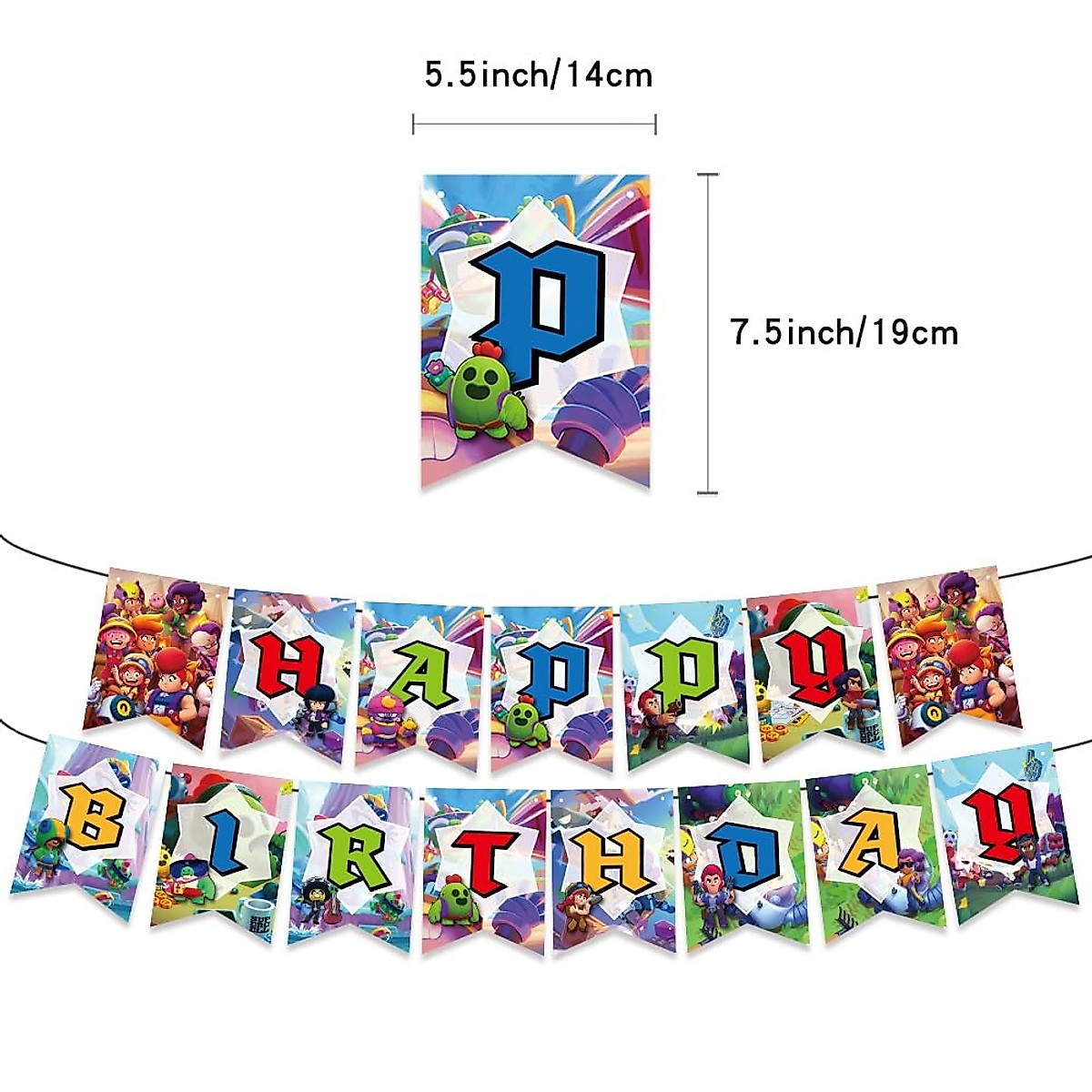 Theme Birthday Decoration Set I Balloon Party Supplies Game On Boy I Birthday Banner Cake Topper Decoration Baby Shower Kid Party I Video Game Party Theme