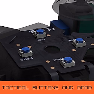 MODDEDZONE Smart Extreme Modded Controller + Anti Recoil 2 Remap Buttons & Interchangeable Thumbsticks & Hair Triggers, Tactical Buttons Compatible with PS5 Custom Controller PC (MZ)