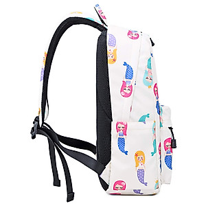 Abshoo Lightweight Cute Unicorn Backpacks For School Kids Girls Backpack With Lunch Bag (Set Unicorn and Fox Blue)