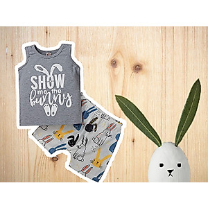 Toddler Baby Boy Girl Easter Shirt Top ＋Bunny Pants Unisex Summer Clothes Outfit Sets 2Pcs