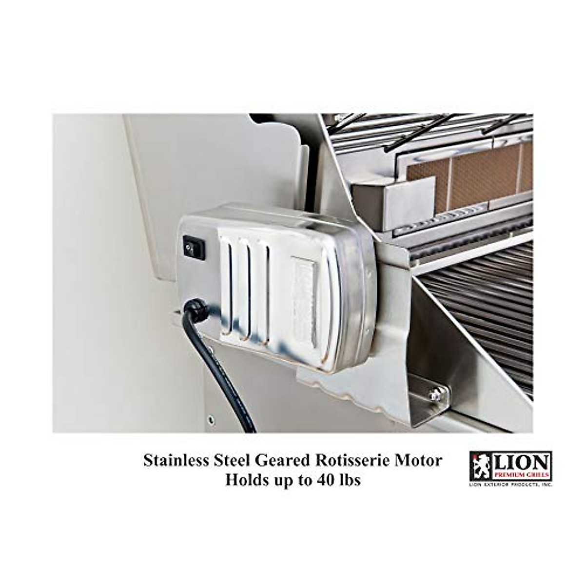 Lion Premium Grills 40-Inch Liquid Propane Grill L90000 with Made in USA BOB 30" Double Door Exclusive Best of Backyard Gourmet Package