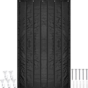 Fabbay Large Sound Dampening Blanket Soundproof Blanket for Door Acoustic Noise Blocking Blanket Studio Sound Absorption Sheet (95 x 52 Inch)