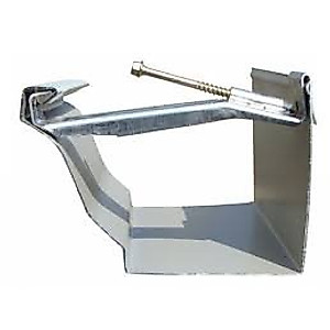 6 inch Premium Quick Screw Gutter Hanger with Clip 50 Pack