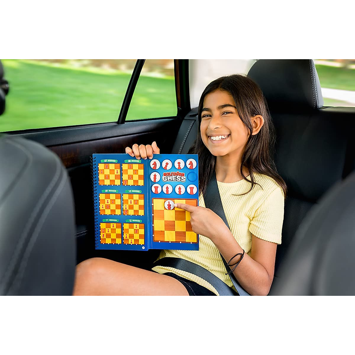 ThinkFun Solitaire Chess Magnetic Travel Puzzle - Engaging Logic Game & STEM Toy for Kids & Adults | Enhances Problem-Solving & Strategic Thinking | Ideal for Age 8 and Up | Travel-Friendly Design