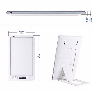 JUXLamp® Light Therapy Wake-up lamp, Sunrise Alarm Clock 3 Color Temperature 12000lux Sun lamp Restorative Strength, Focusing Attention (DP-02)