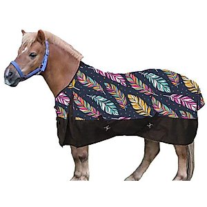 Rugged Ride Feather 1200 Denier Midweight Turnout - 200 Grams Fill - Mini/Pony (40-42)
