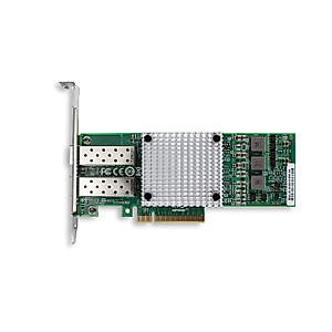 10G Ethernet Network Card, 10Gb Single-Port SFP+ Port with Intel 82599EN Chipset, PCIe 2.0 x 8, 10Gbps Ethernet Adapter, LAN NIC PCI-E Support Windows Server/Linux/Vmware,Tall&Short Bracket