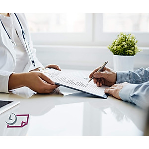 NCR Carbonless 3 Part Patient Sign in Forms, HIPAA Approved and Compliant for Confidentiality in All Medical Offices. (Blue)