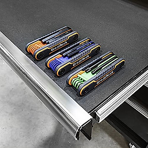 GreatNeck 74206 25 Piece Folding Star, SAE, And Metric Hex Key Set, Allen Key Set, Labeled Wrench Sizes, Adjustable, Color Coded Body for Easy Identification