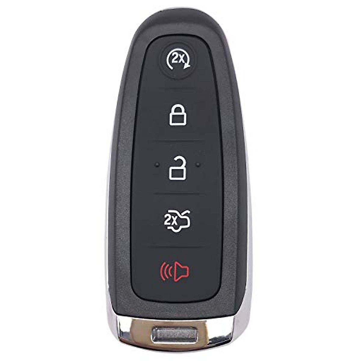for Ford Smart Key Fob Shell Case Fit for Ford Edge Escape Explorer Focus Flex Taurus Fusion Lincoln MKS MKT MKX Replacement Keyless Entry Remote Blank Key Cover (1)