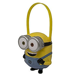 Despicable Me Minion-Character Bucket-Children's Halloween Trick or Treat Candy and Storage Pail, Multicolor, DS00367
