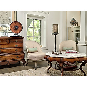 Comfort Zone Indoor Dish Space Heater with 70-degree Oscillation, Parabolic, Radiant, Electric, Adjustable Tilt, Tip Over Switch & Overheat Protection Sensor, Ideal for Garage, Workshop, 1,000W, CZ998