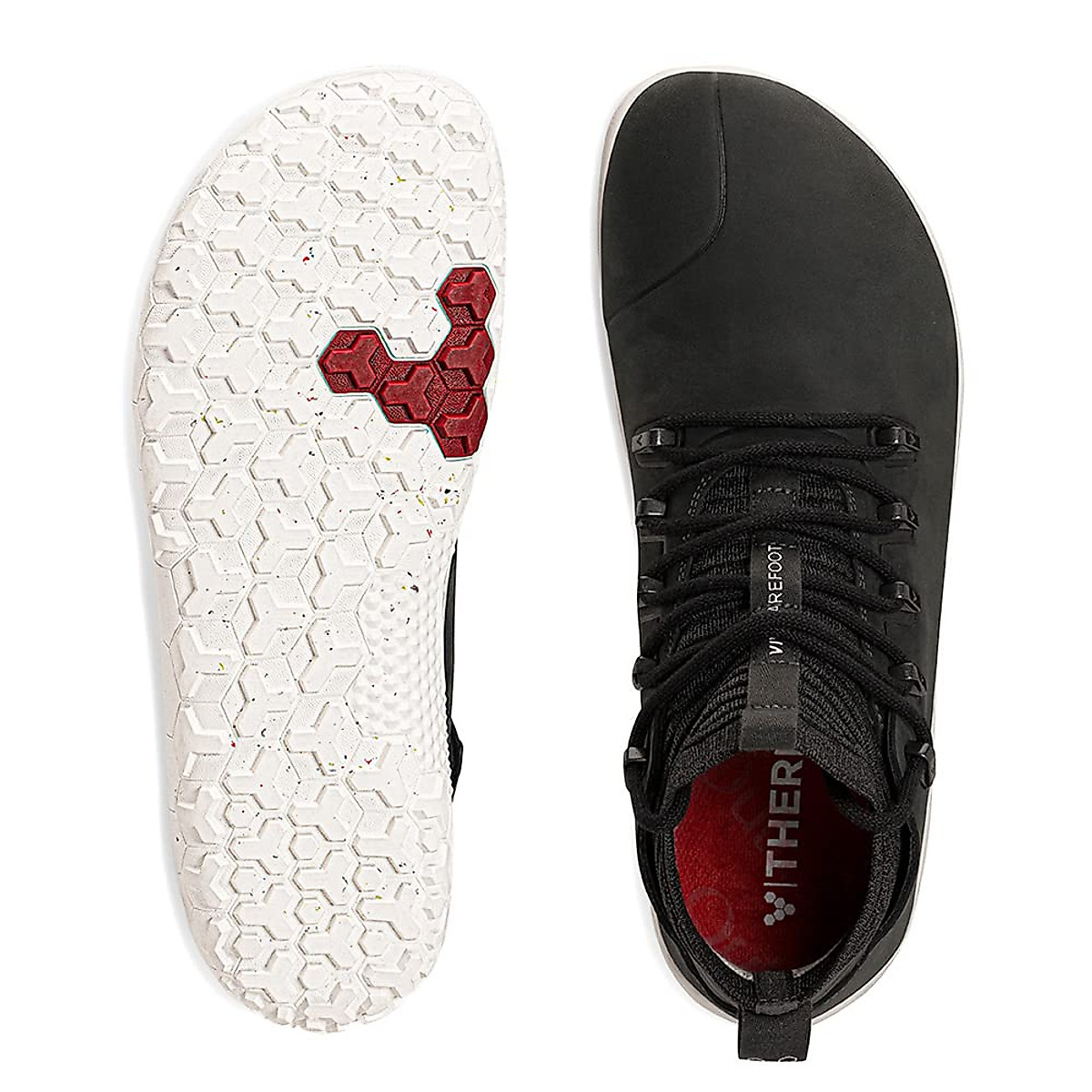 Vivobarefoot Magna FG, Womens Leather And Wool Hiking Trainers With Barefoot Sole